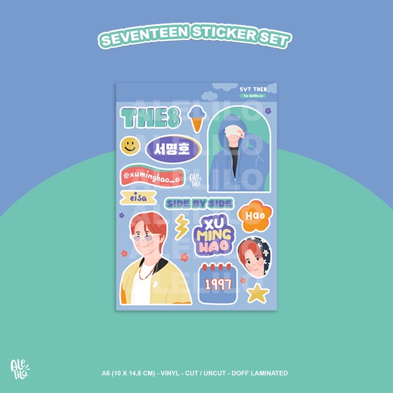 Jual SEVENTEEN STICKER SET (NEW DESIGN) | Shopee Indonesia