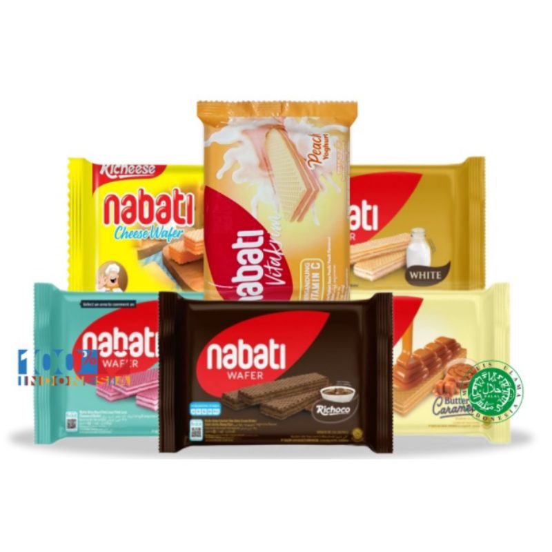 Jual Nabati Wafer - Snack Richeese all varian 46g -Wafer Nabati Rasa ...