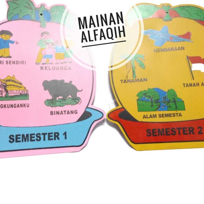 Jual $$] Papan Tema Semester 1 dan 2- APE TK PAUD | Shopee Indonesia