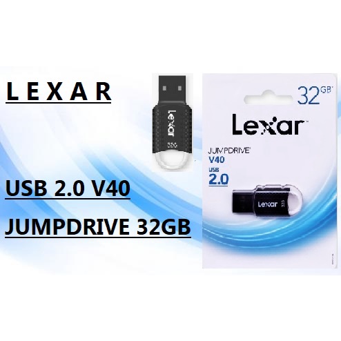 Jual Lexar Flashdisk 32GB JumpDrive V40 USB 2.0 | Shopee Indonesia
