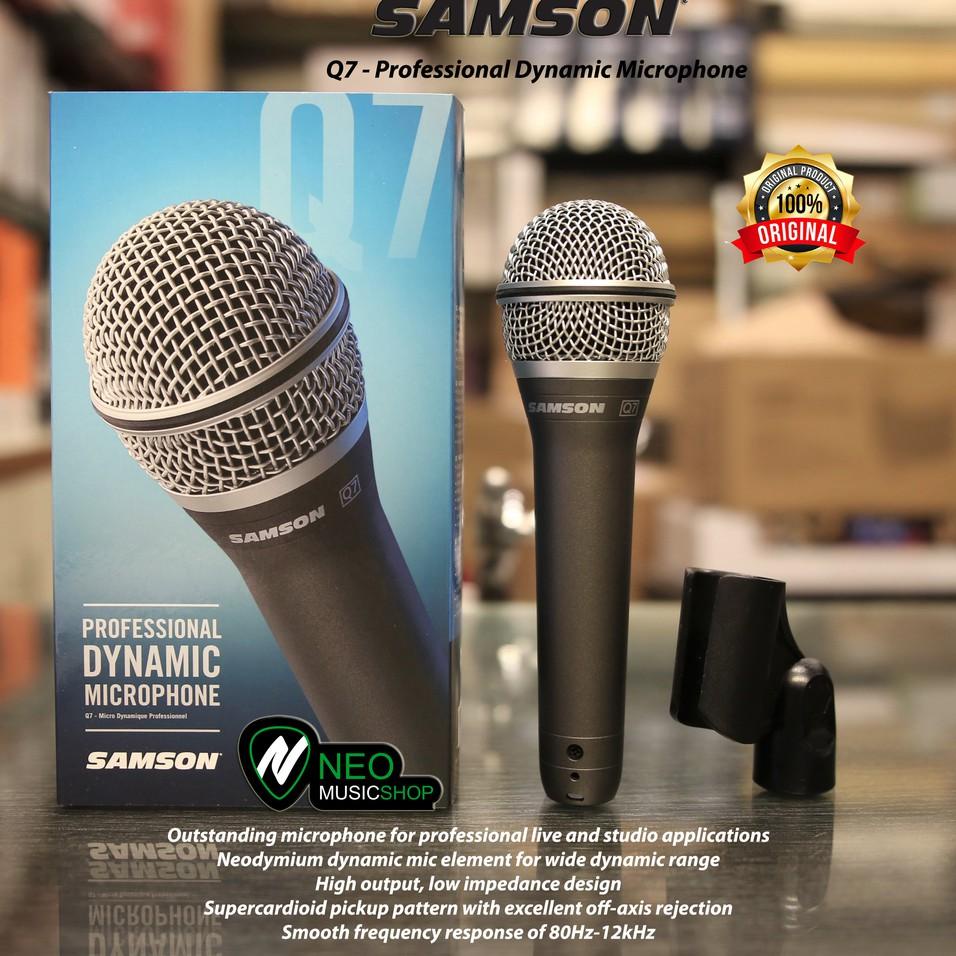 Jual TRX0w0Vk--Samson Q7 Supercardioid Dynamic Microphone Original ...