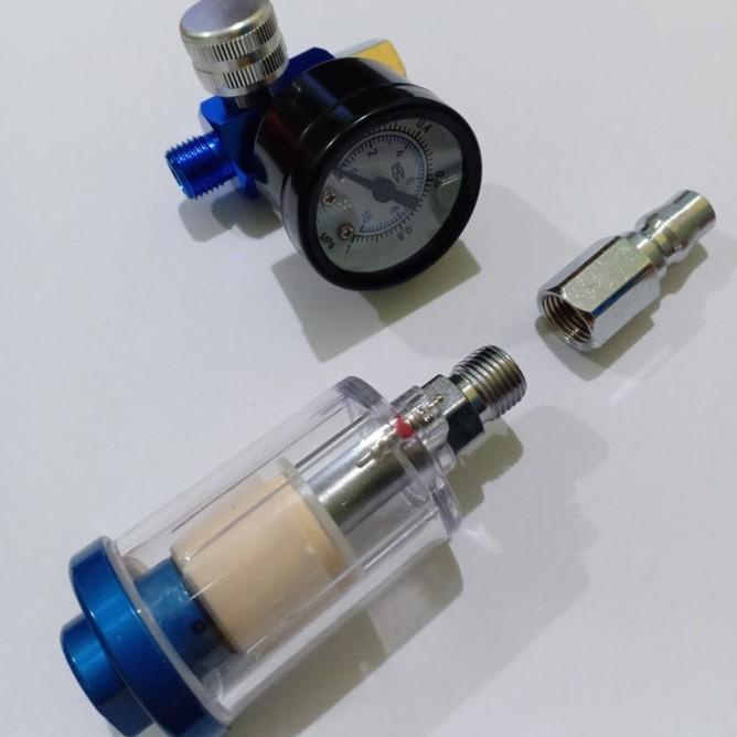 Jual Spray Gun Regulator Set Komplit Regulator, Seperator Oli Dan ...