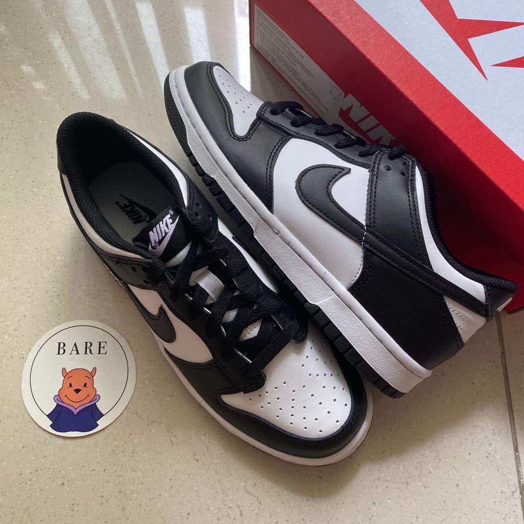Jual Nike Dunk Low Panda Black White / Black White GS [CW1590-100 ...