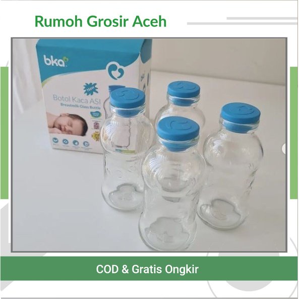 Jual {ACEH} BKA Botol ASI Kaca Susu 100 ml | Shopee Indonesia