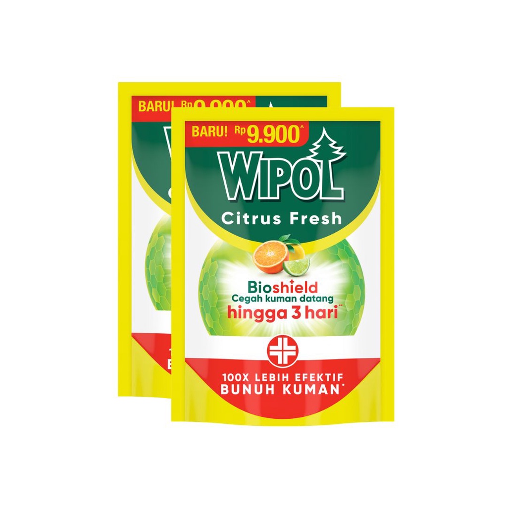 Jual Wipol Karbol Pembersih Lantai Probiotic Citrus Fresh 390mL X 2 | Shopee Indonesia