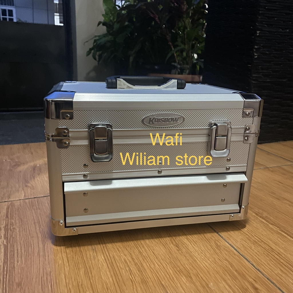 Jual Krisbow Tool Box Kotak Alat Perkakas Toolbox Besi 30 cm Dengan ...