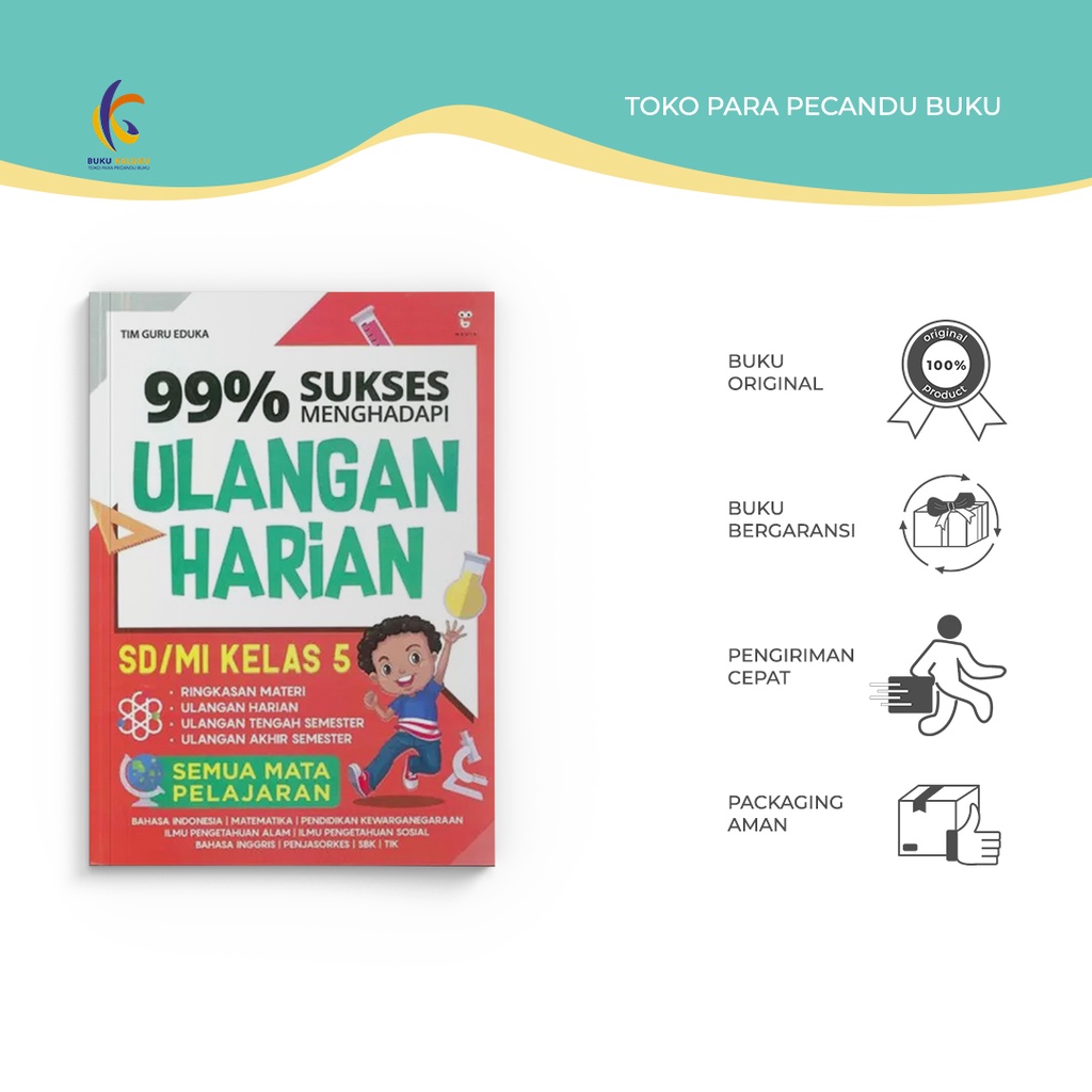 Jual Buku Pelajaran - 99% Sukses Menghadapi Ulangan Harian SD/MI Kelas ...