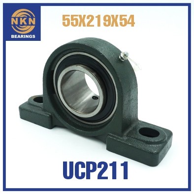 Jual Pillow Block UCP 211 NKN Diameter As 55 mm UC211 + P211 Original | Shopee Indonesia