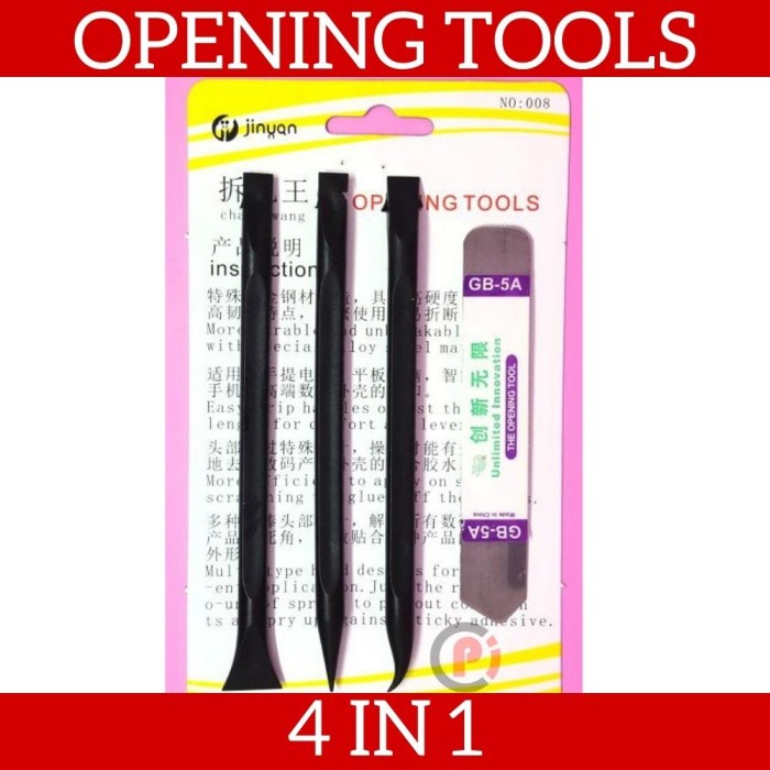 Jual JINYAN Multifunction Opening Tool HP Ultra Thin Tools Servis 4 in ...