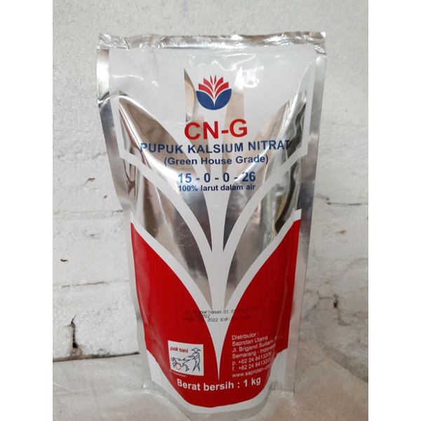 Jual Pupuk Kalsium Nitrat CNG - 1Kg Saprotan Utama (100% Original ...