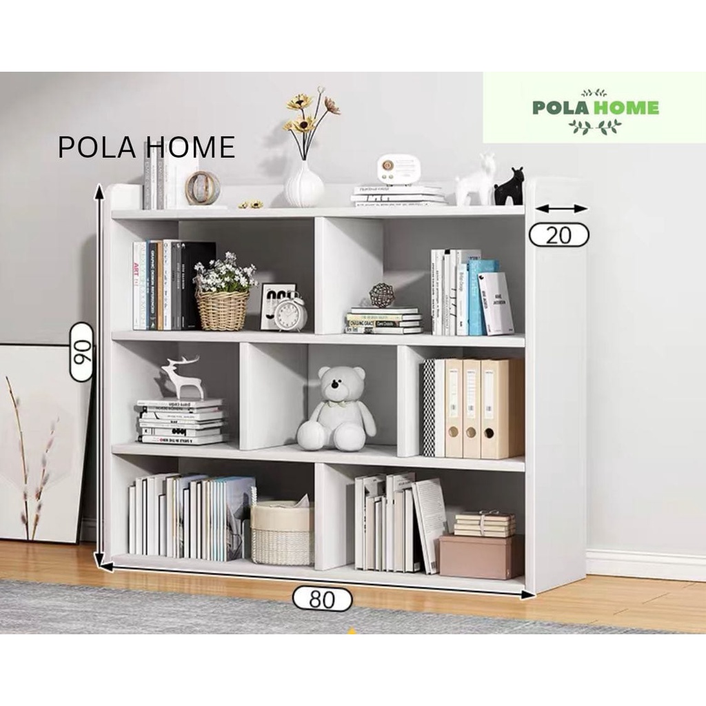 Jual Pola Rak Buku Rak Pajangan Rak Multifungsi Minimalis | Shopee ...