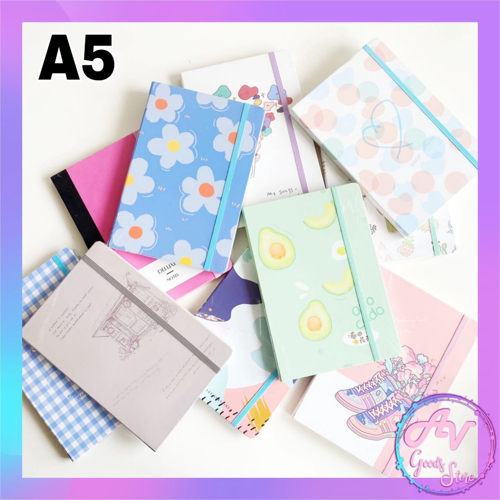 Jual Notebook Tali Fancy A5 96lembar / Diary Tali A5 Fancy / Buku Notes ...