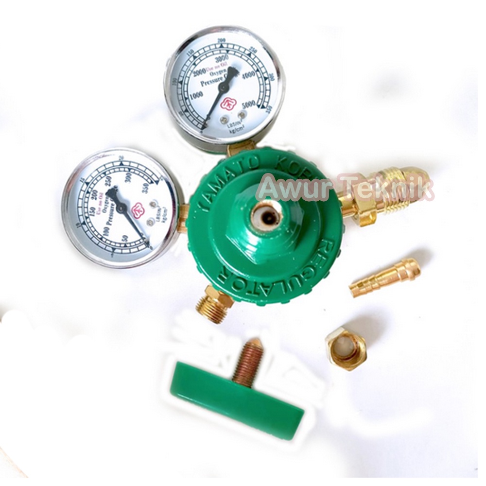 Jual YAMATO Regulator Tabung Gas Oksigen YR-76 Las Regulator Las Oksigen / Legulator Oxygen ...
