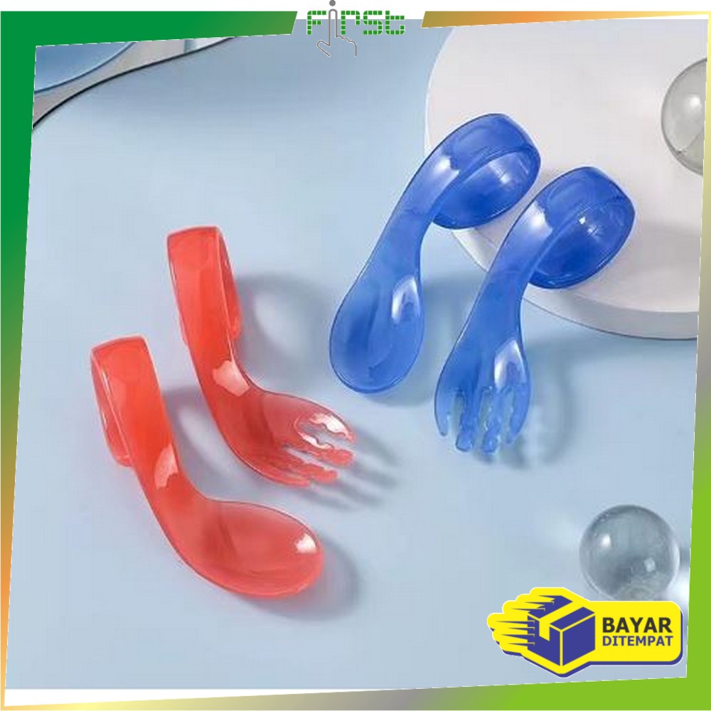 Jual FH-C706 Sendok Garpu Makan Bayi Sensor Suhu Panas / Sendok Makan ...