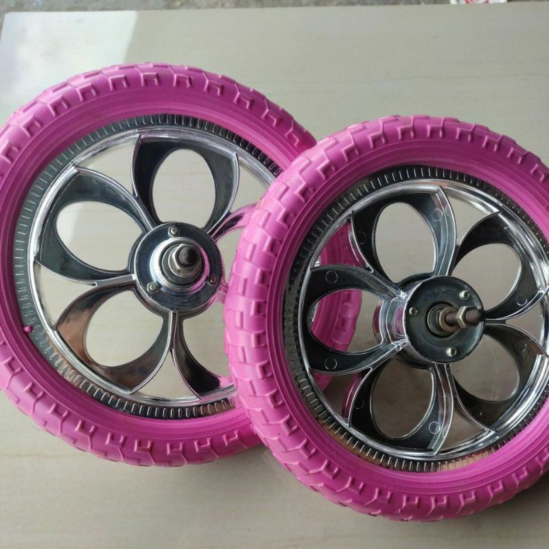 Jual OBRAL velg dan ban sepeda anak model ban mati ban busa ban tidak ...