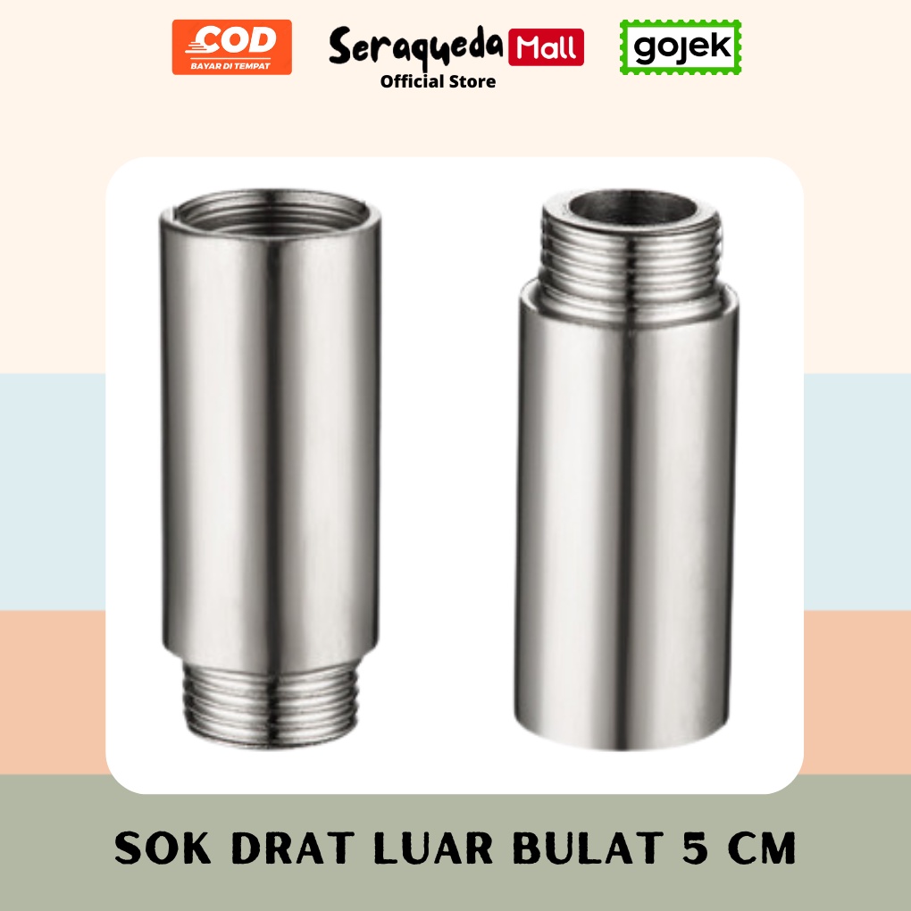 Jual Seraqueda Extension Kran Air 1/2" Sambungan Pipa Air Sock Sok ...