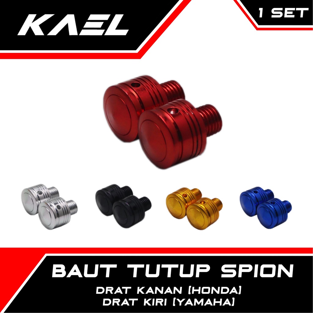 Jual Baut Tutup Spion Yamaha Drat Kiri-Kanan Vario 110-125-150 Old-New ...