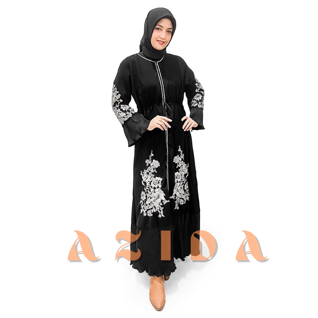 Jual Abaya Dubai Original Abaya Dubai Hitam Abaya Hitam Mewah Abaya ...