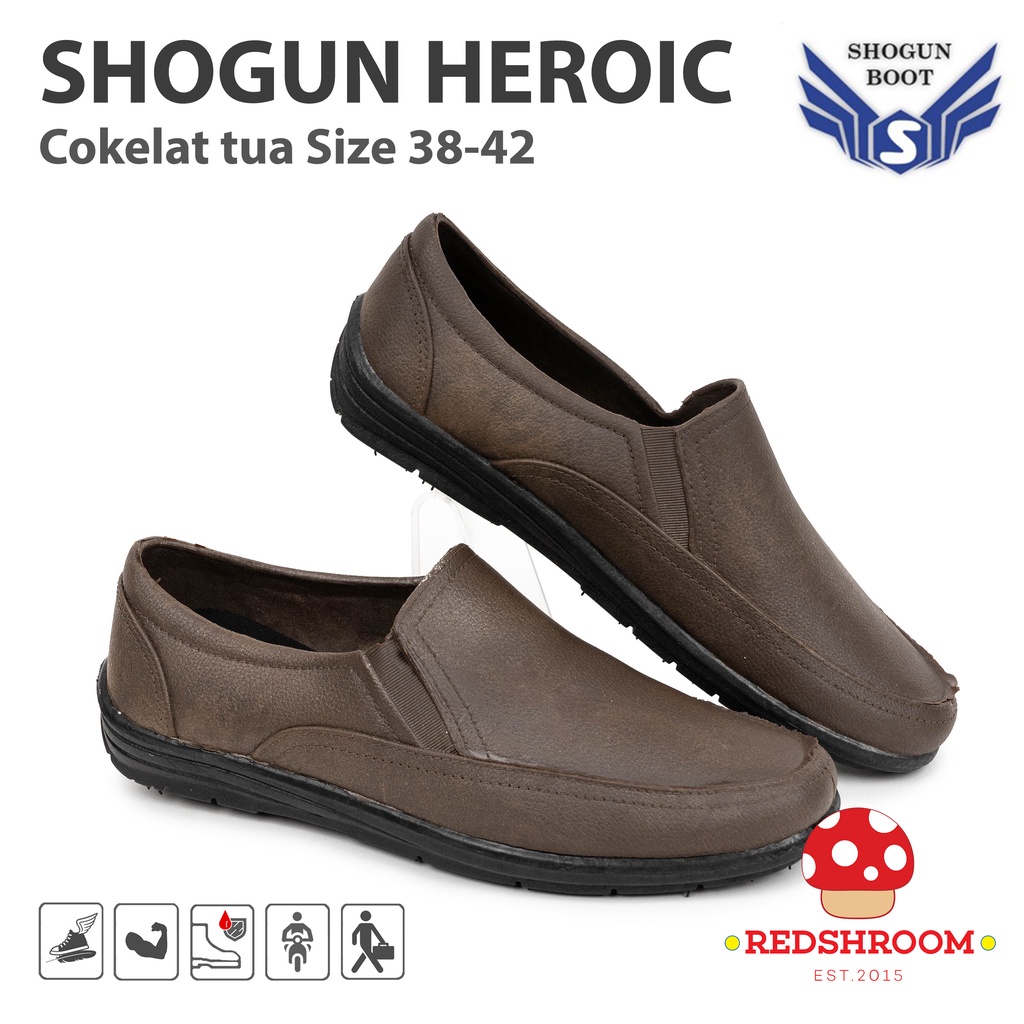 Jual Sepatu pantofel pria HEROIC Shogun Coklat Fashion Casual Formal ...