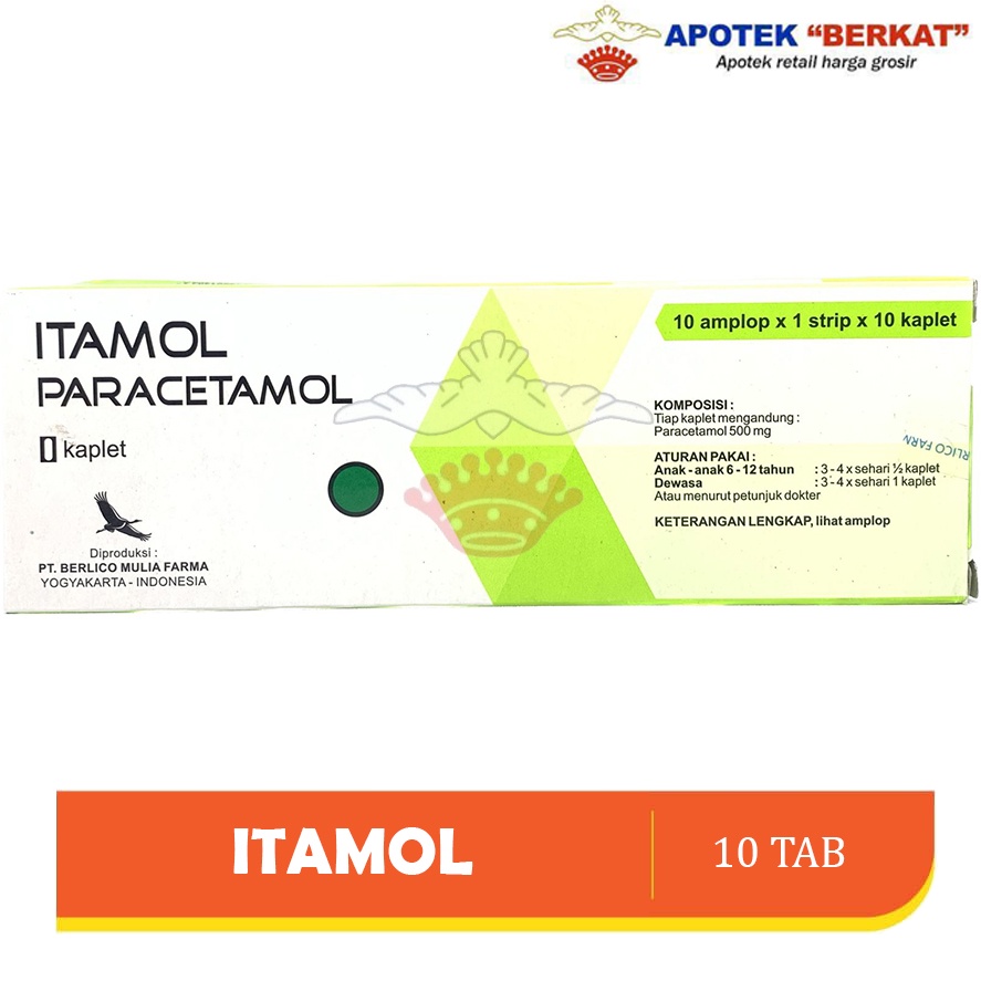 Jual ITAMOL TAB STRIP ISI 10 / SAKIT KEPALA / SAKIT GIGI | Shopee Indonesia