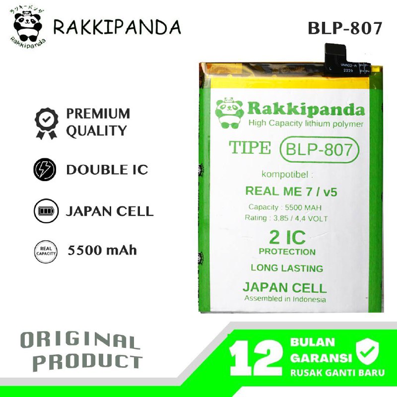 Jual RakkiPanda - BLP807 Realme 7 / V5 Batre Batrai Baterai | Shopee ...