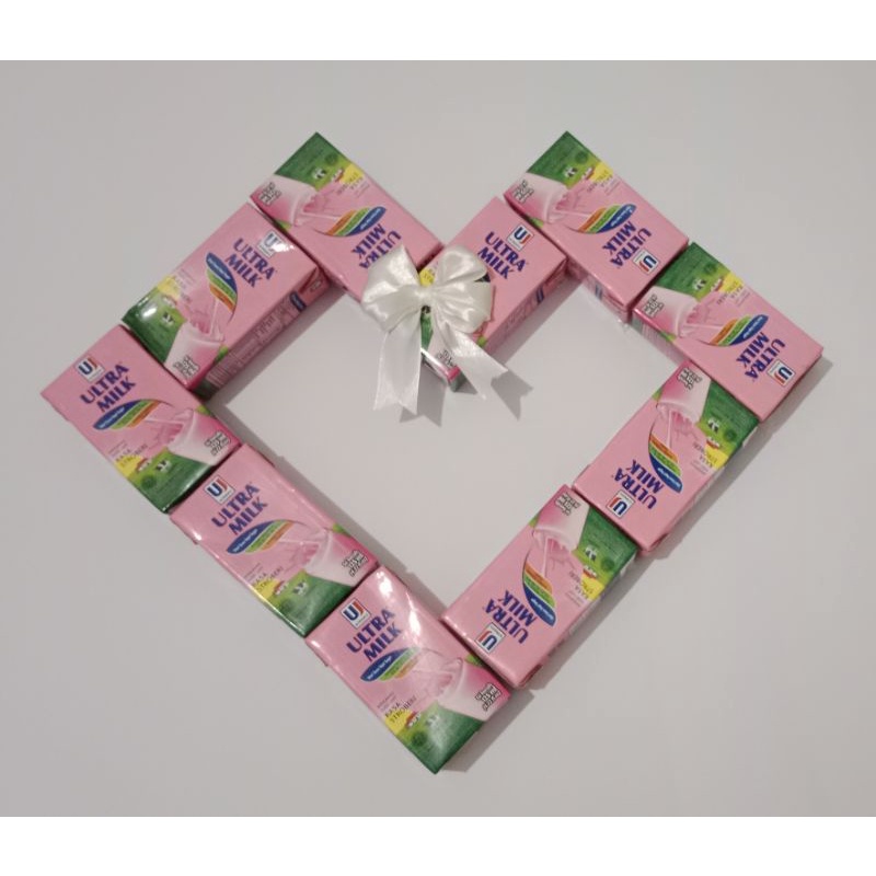 Jual Parcel Love Ultra milk Viral / Buket Love viral | Shopee Indonesia
