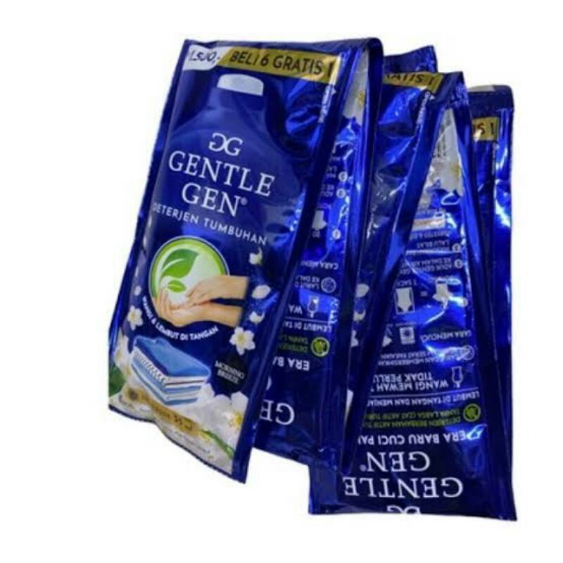 Jual GENTLE GEN DETERGEN CAIR RENCENG RP. 1000 (14 SACHET) | Shopee ...