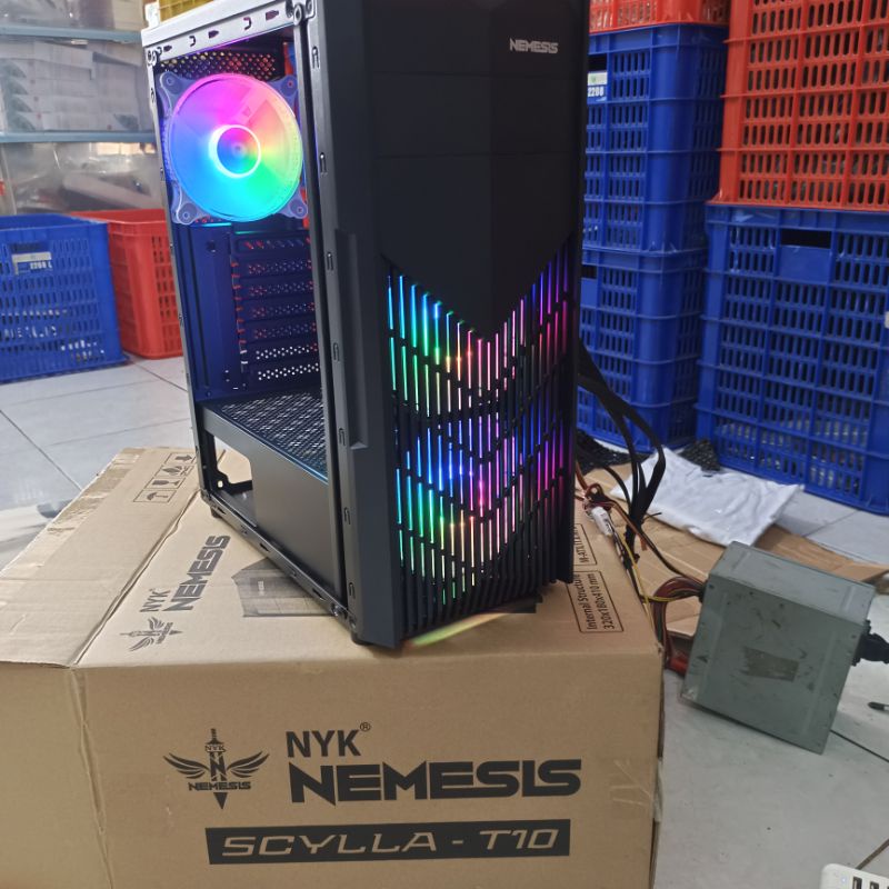Jual NYK Nemesis Casing Komputer Gaming T10 Scylla - PC Case | Shopee ...