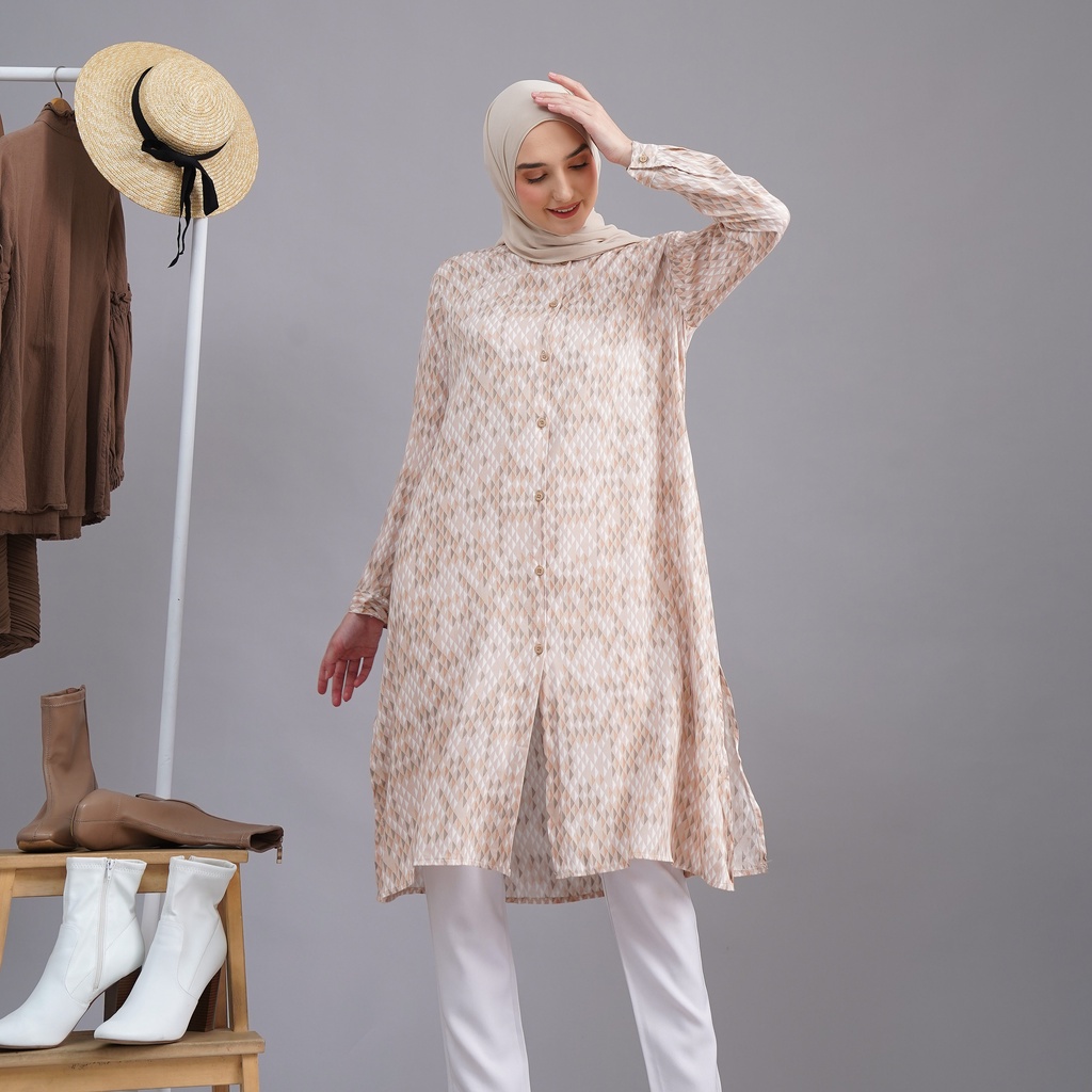 Jual LONG TUNIK RAYON VISCOSE PREMIUM BUSUI/TUNIK RAYON MOTIF TERBARU ...