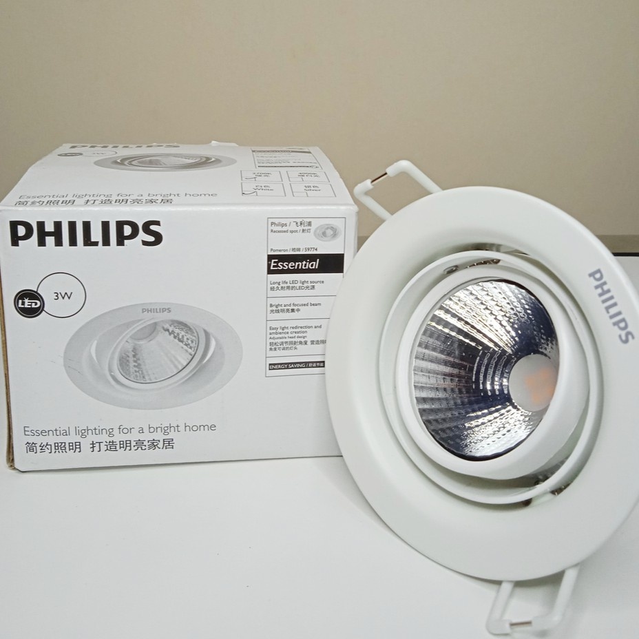 Jual LAMPU DOWNLIGHT LED PHILIPS POMERON 3W RECESSED SPOT LIGHT ...