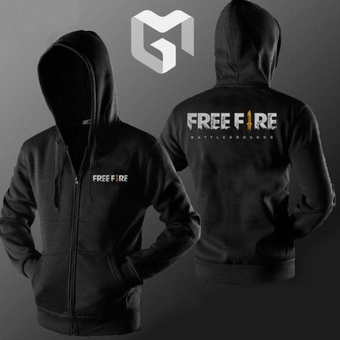 Jual Jaket Pria Free Fire Bisa Custom Nickname Sweater Distro Polos ...