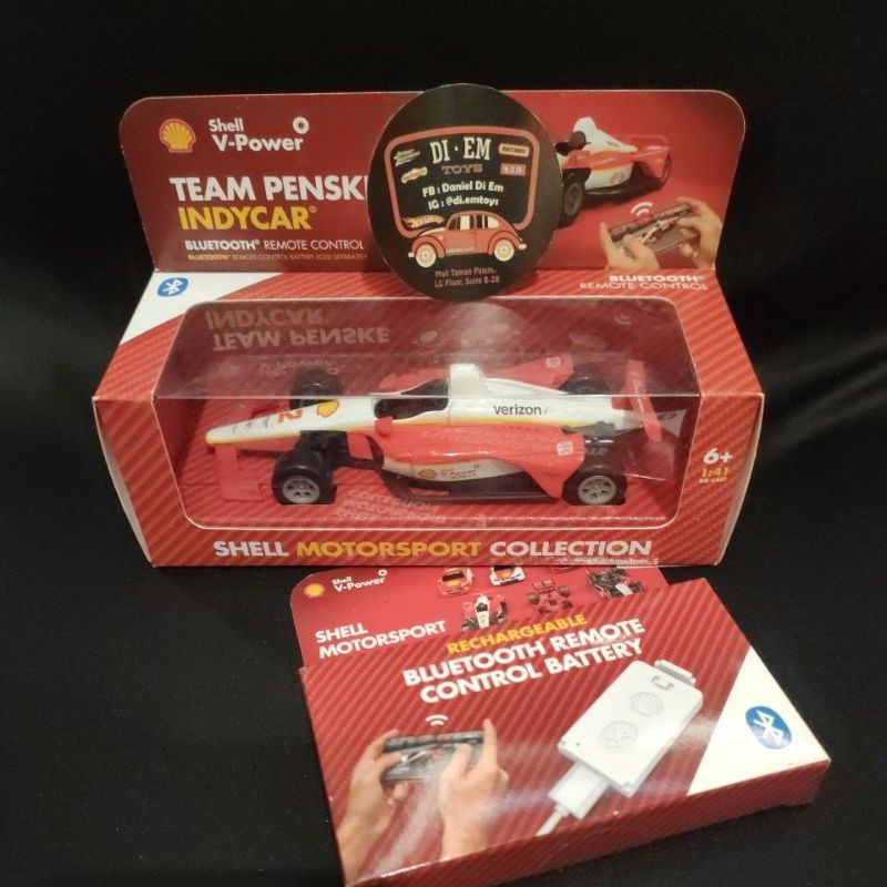 Jual SHELL CAR MOTORSPORT TEAM PENSKE INDYCAR WITH BLUETOOTH REMOTE ...