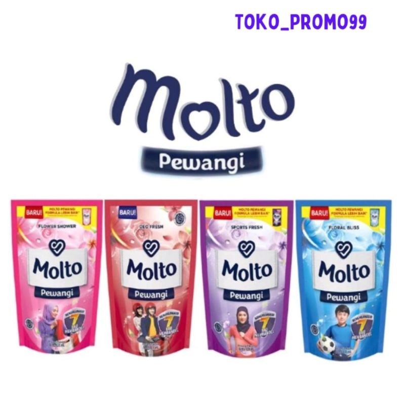 Jual molto pewangi pakaian 765 ml (varian dikirim sesuai stock yg msih ...