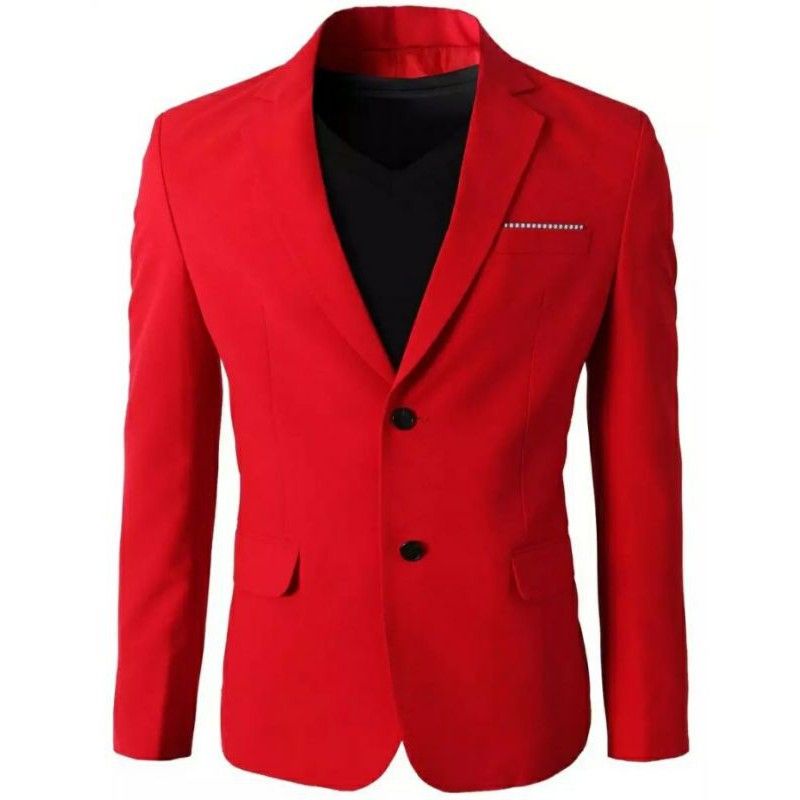 Jual Jas Blazer Merah/Jas kantoran/Jas Pria Formal | Shopee Indonesia