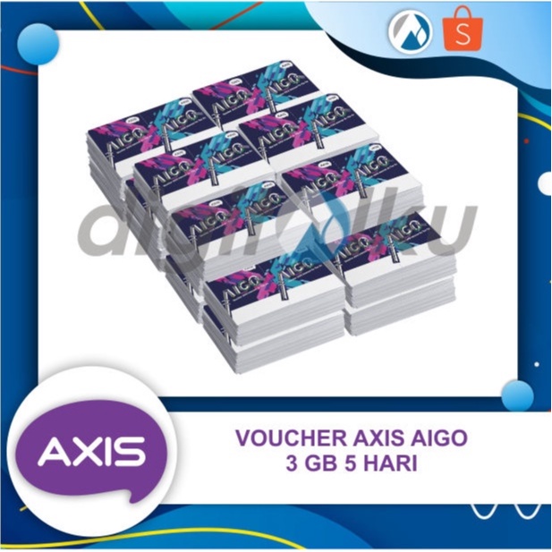 Jual VOUCHER AXIS AIGO 3GB 7 HARI | Shopee Indonesia