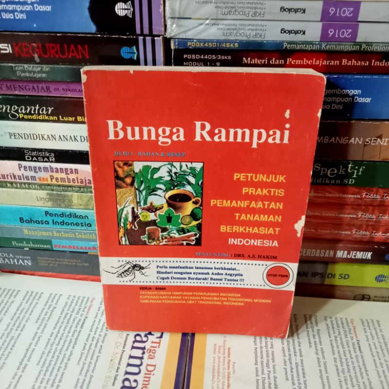 Jual BUKU BUNGA RAMPAI -PETUNJUK PRAKTIS PEMANFAATAN TANAMAN BERKHASIAT ...