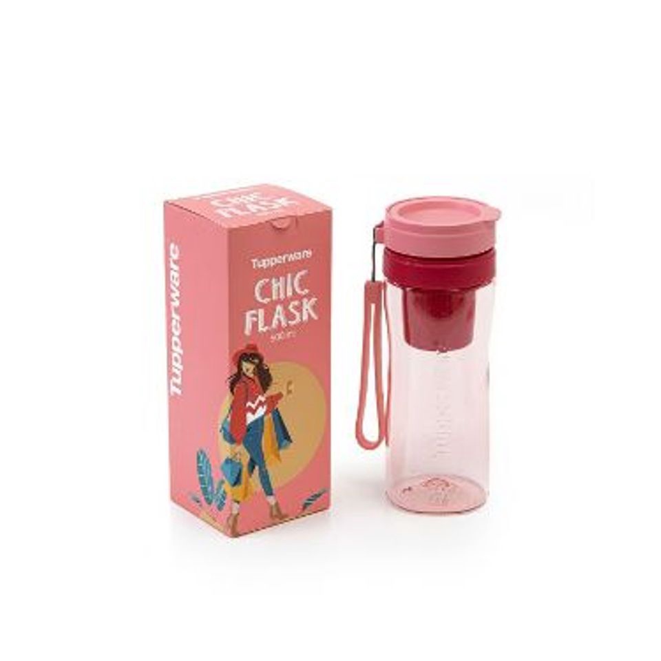 Jual Chic flask 500 ml botol minum crystal warna pink dan hijau ...