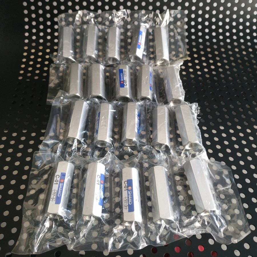 Jual Check Valve Pneumatik C-01 drat 1/8 inch | Shopee Indonesia