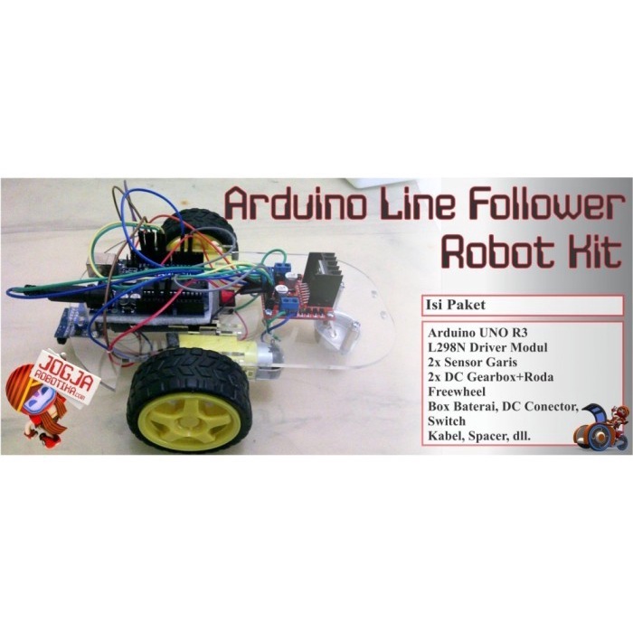 Jual Arduino Line Follower Robot Kit (DIRAKIT) | Shopee Indonesia
