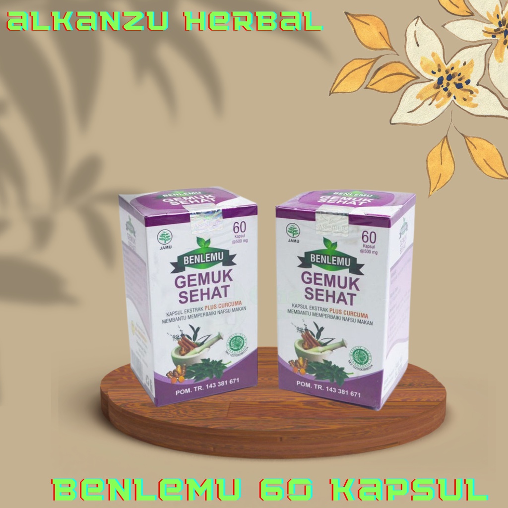 Jual KAPSUL BENLEMU GEMUK SEHAT PLUS EKSTRAK CURCUMA ISI 60 KAPSUL ...
