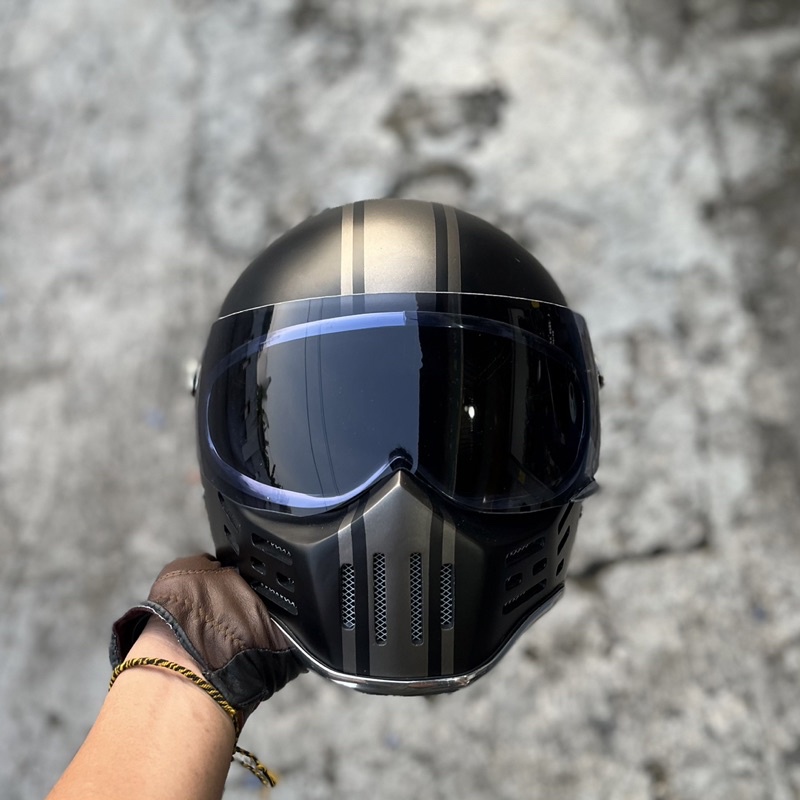 Jual Helm SIMPSON M30 Black Doff with Grafis | Shopee Indonesia