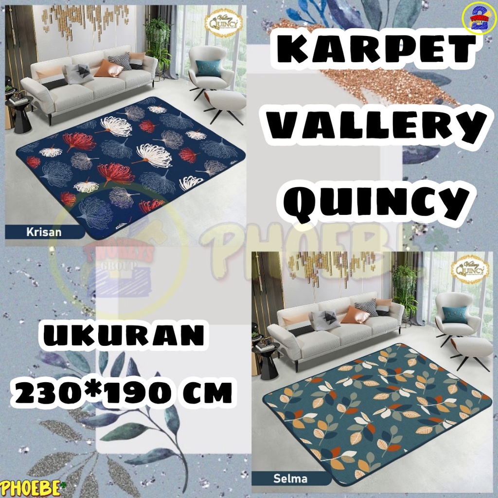 Jual VALLERY QUINCY KARPET JUMBO 230x190 cm - Karpet malaysia minimalis ...