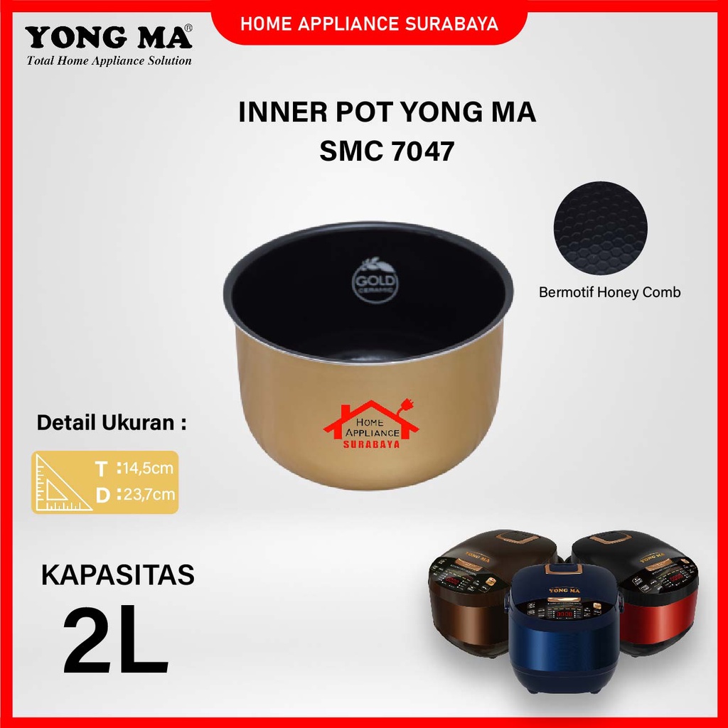 Jual Panci Magic Com - Inner pot Rice Cooker YONG MA Digital SMC 7047 ...