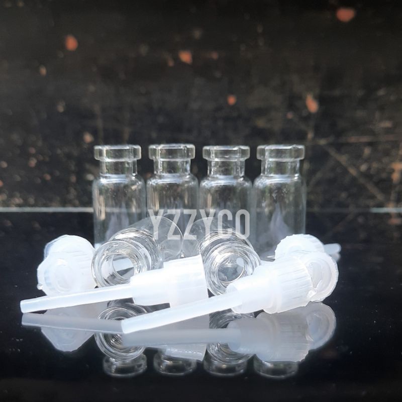Jual BOTOL TESTER KACA PINISILIN/VINICILIN 3ml (MINIMAL 100Pcs ...