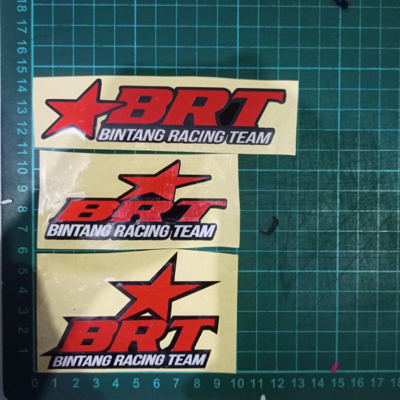 Jual Stiker Cutting Brt Bintang Racing Team | Shopee Indonesia
