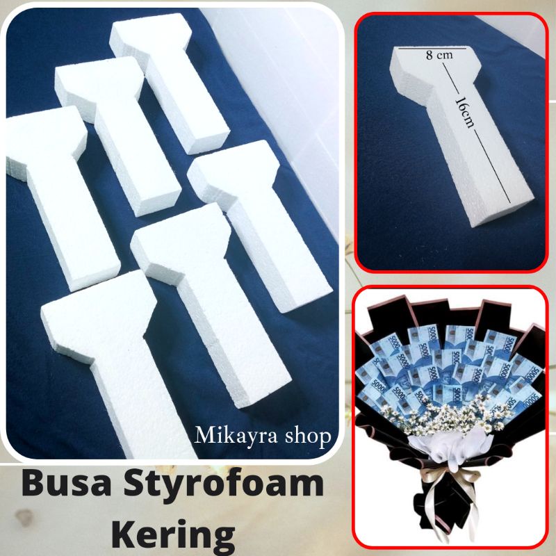 Jual (6 psc) BUSA STROFOAM/TATAKAN BUKET BUNGA/STYROFOAM/TATAKAN BAHAN ...