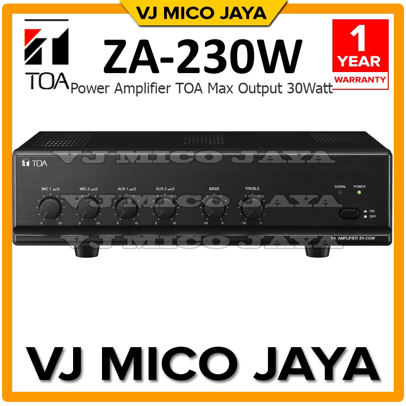 Jual TOA ZA-230W Amplifier TOA 30 Watt | Shopee Indonesia