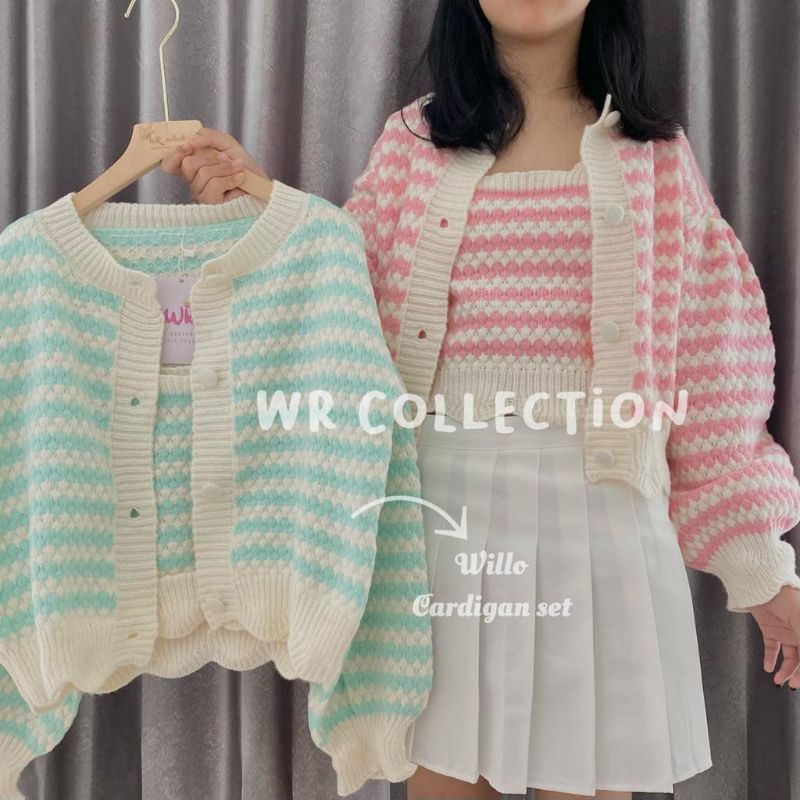 Jual WILLO SET CARDIGAN | Shopee Indonesia