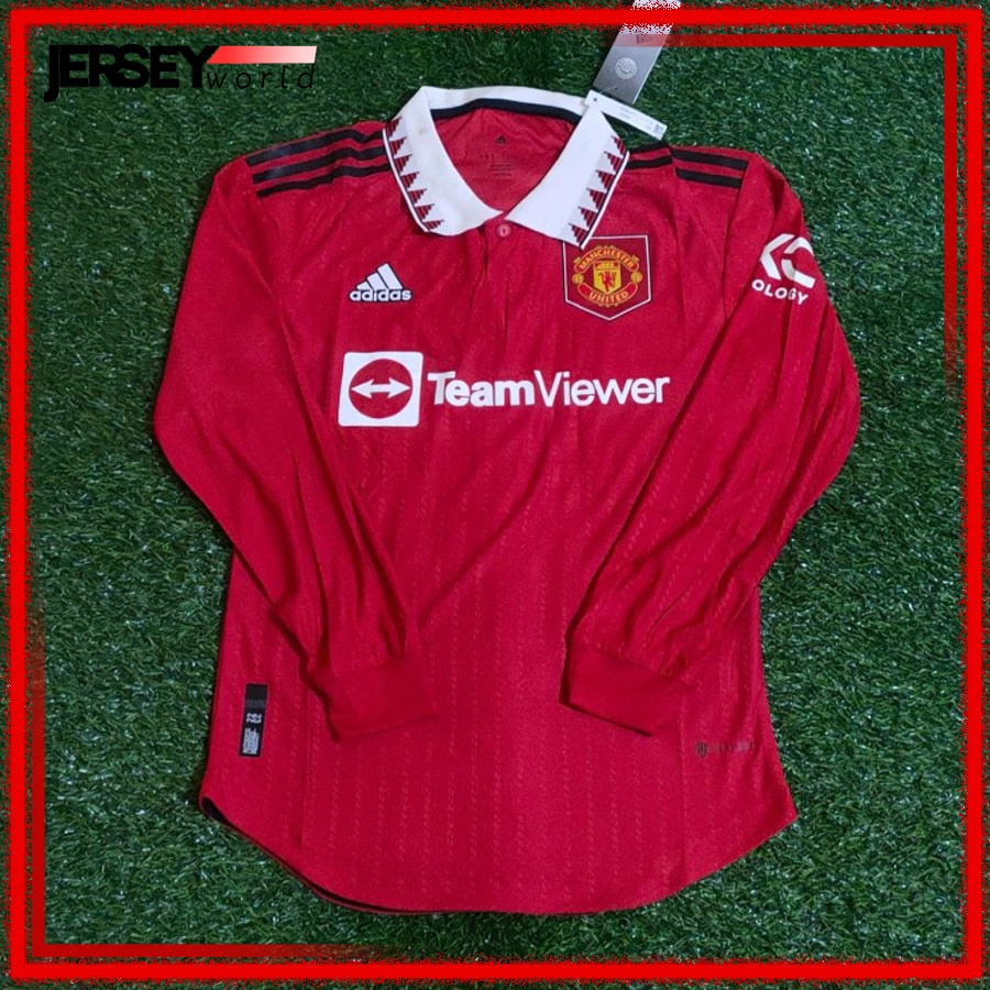 Jual Jersey MU Home Longsleeve Player Issue 2022-2023 PREMIUM GRADE ORI ...