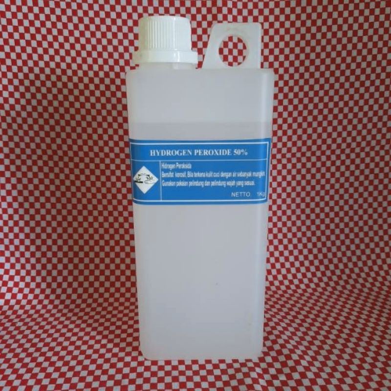 Jual Hidrogen Peroksida / H202 / Hidrogen Peroxide 50,% 1 kg | Shopee ...